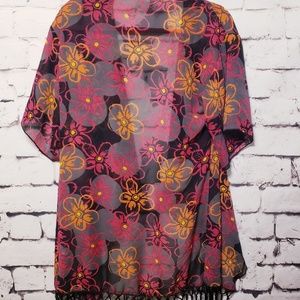 LuLaRoe | Sweaters | Lularoe Sheer Floral Cardigan | Poshmark